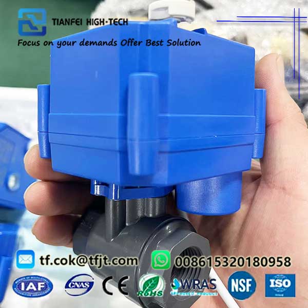 3 wires 1 wire control valve CWX-25S - motorized valve